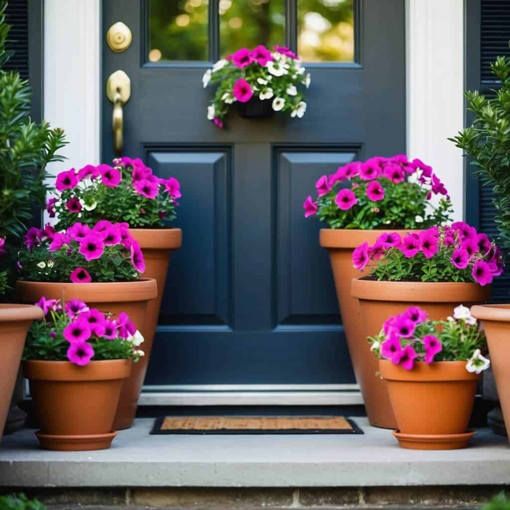Front Porch Flower Pot Ideas for Shade and Sun - Home In The Pastures